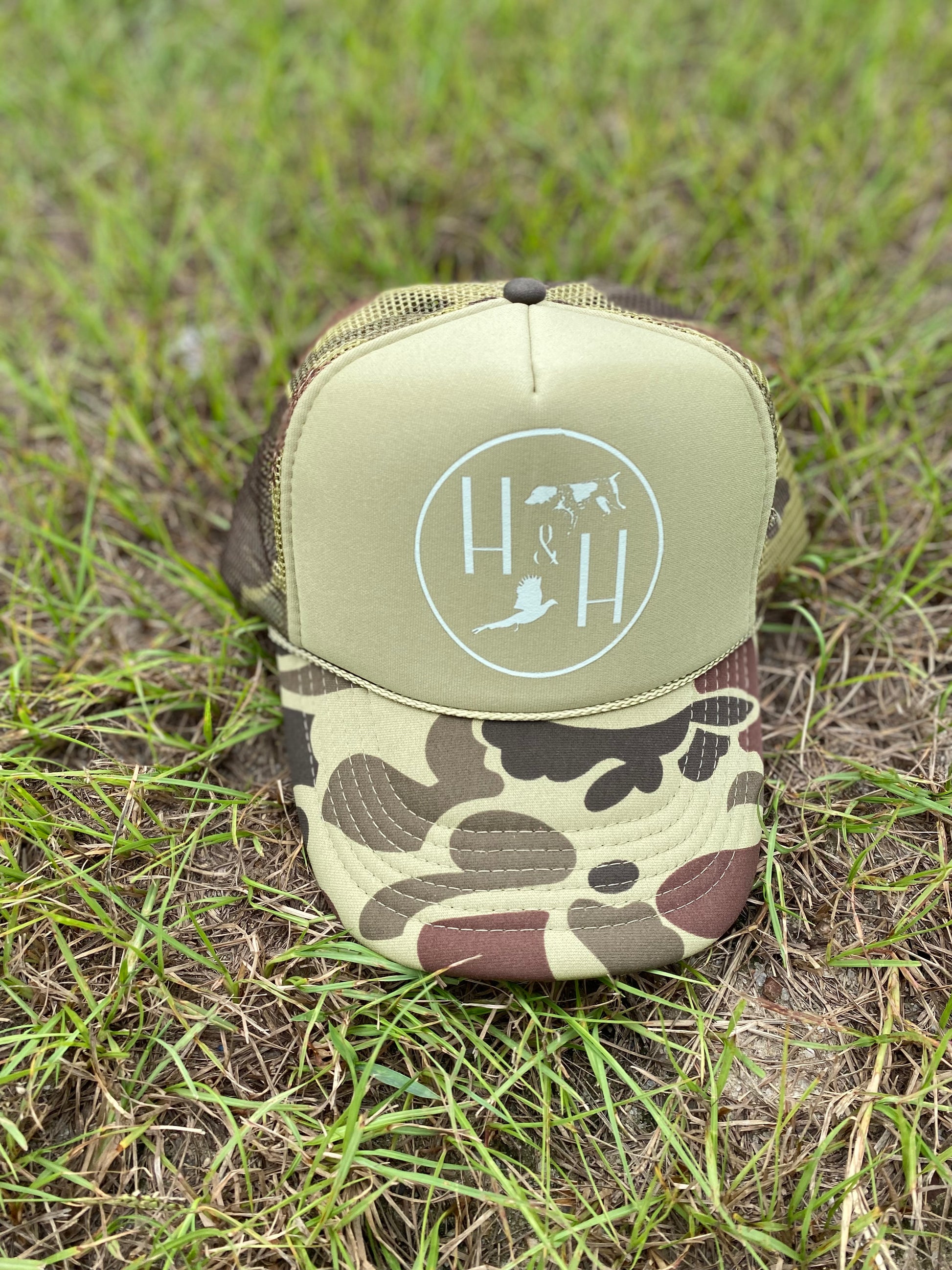 Hunt & Hue Logo Trucker Hat