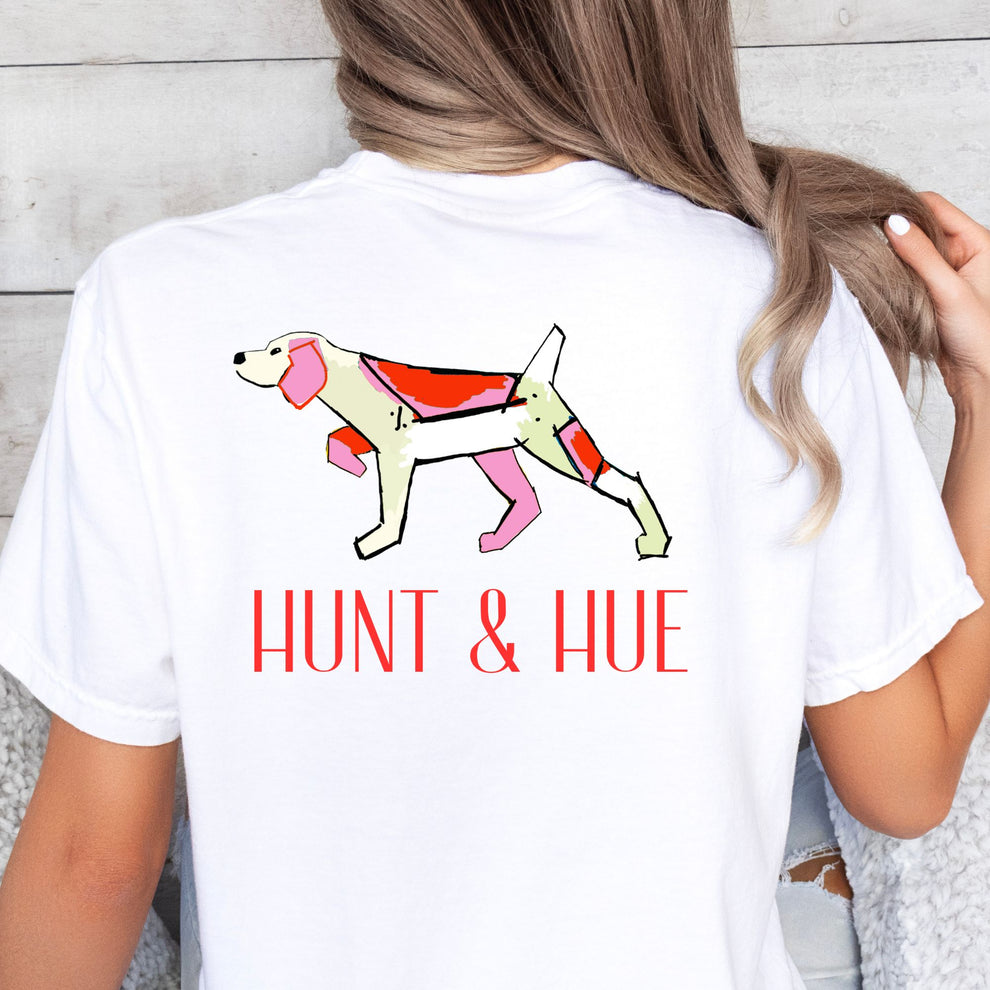 Preppy and Pink Bird Dog – Hunt & Hue